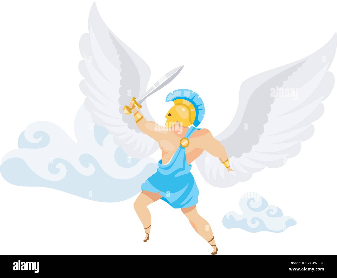 Icarus flat vector illustration Stock Vector Image & Art - Alamy