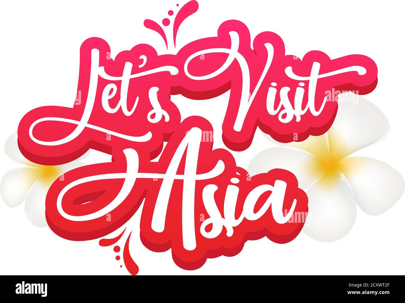 Let's visit Asia flat poster vector template Stock Vector Image & Art ...