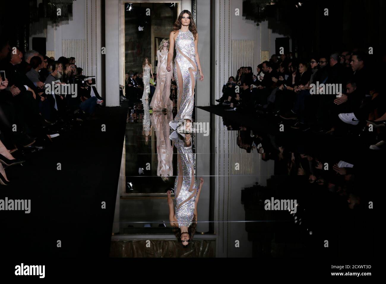 Donatella versace and models hi-res stock photography and images - Alamy