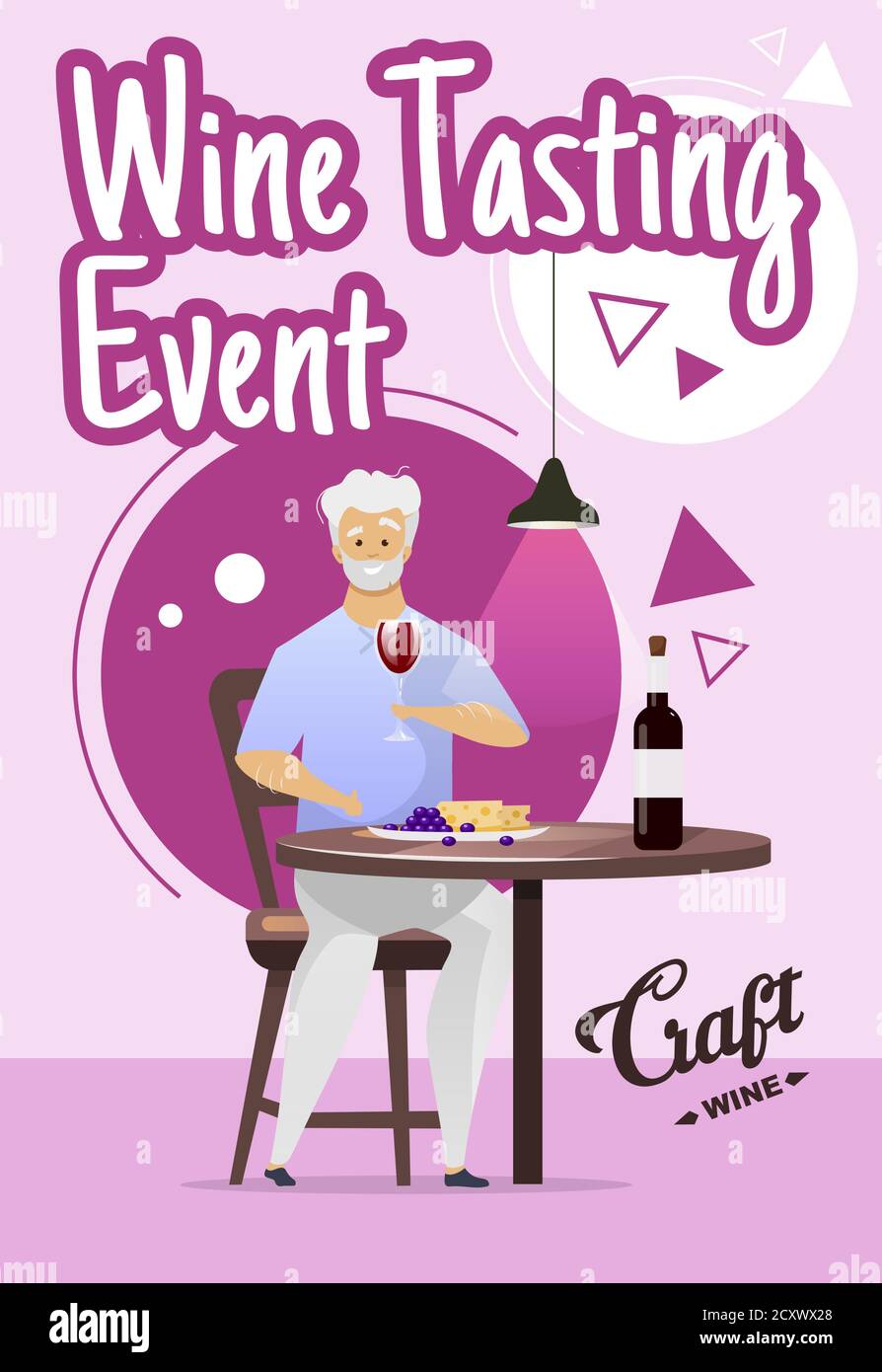 Wine tasting event graphic Stock Vector Images - Alamy