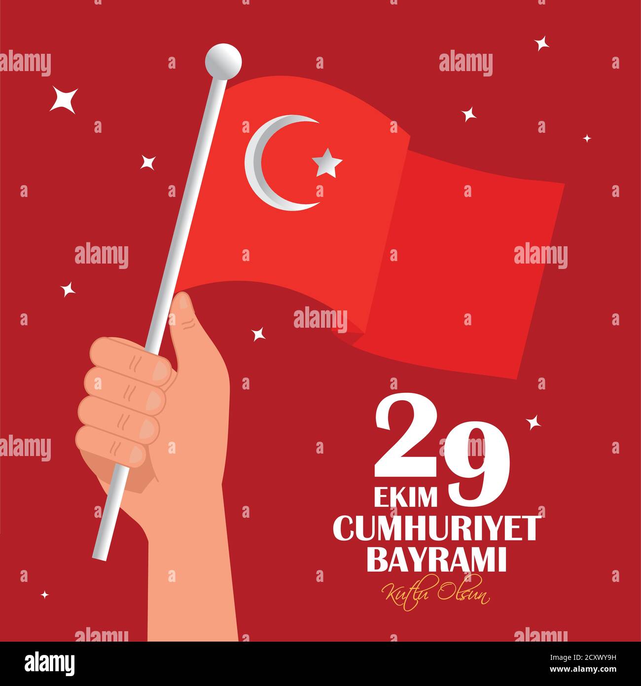 Hand of peace turkey Stock Vector Images - Alamy