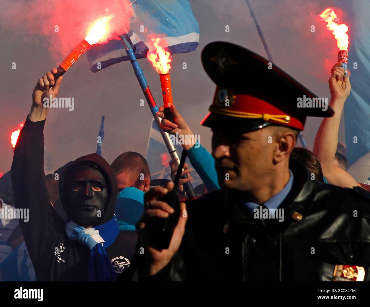 Zenit supporters hi-res stock photography and images - Alamy