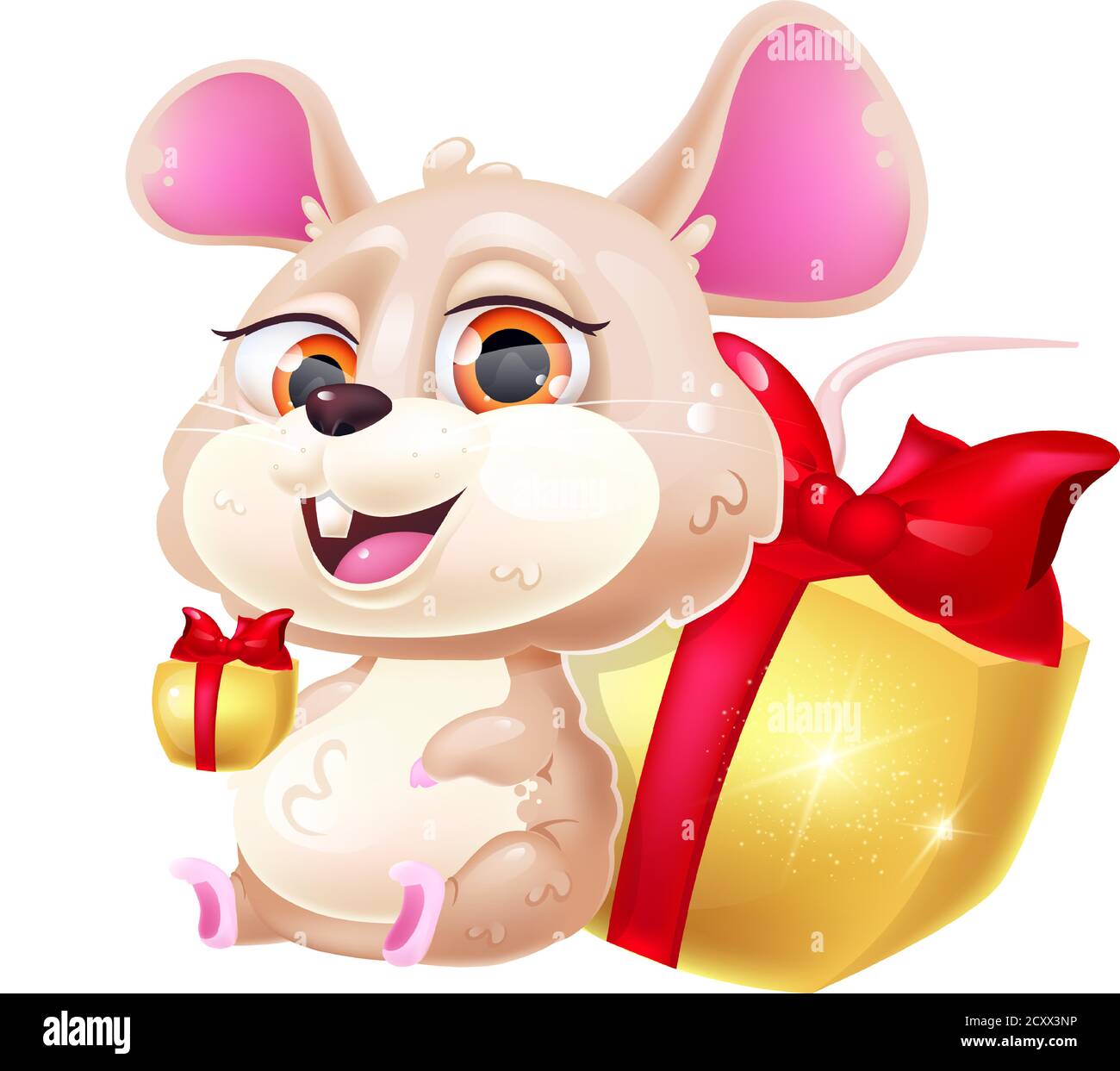 Cute mouse kawaii cartoon vector character Stock Vector Image & Art - Alamy