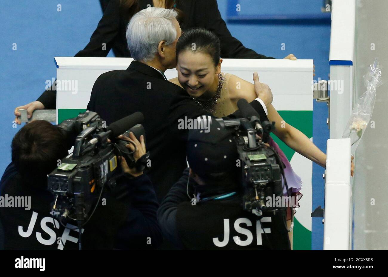 Nobuo Sato Coach Mao Asada High Resolution Stock Photography and Images ...