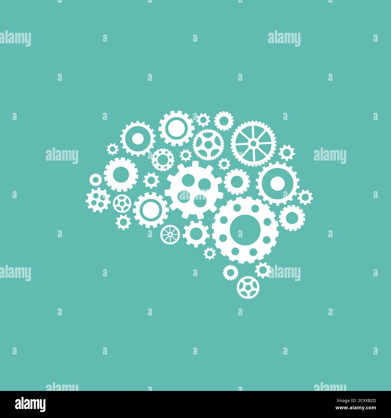 Techno brain Stock Vector Images - Alamy