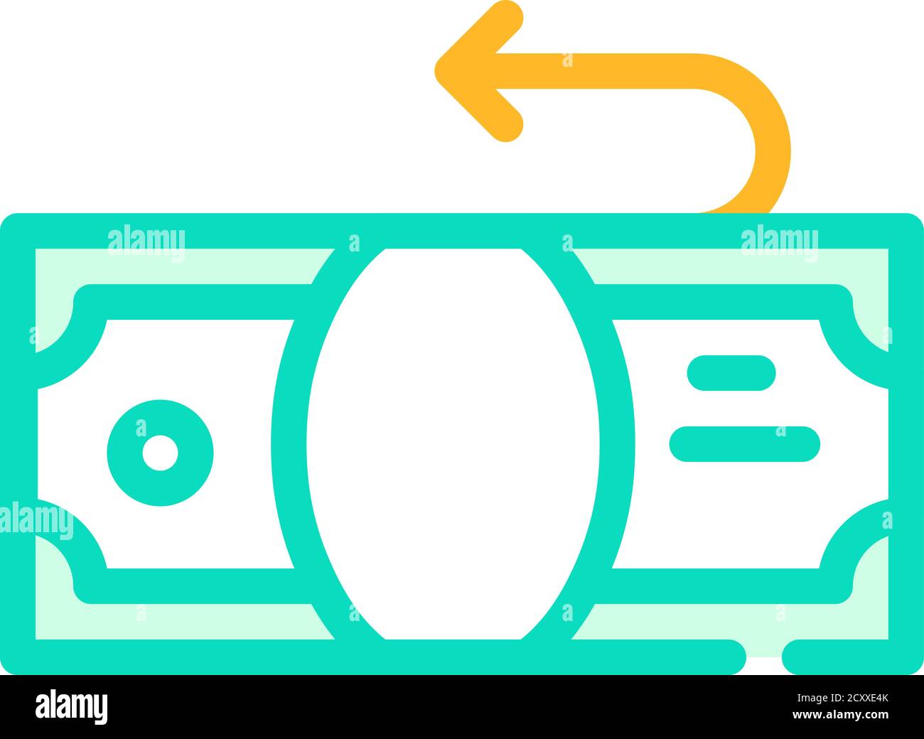 money banknote purchase color icon vector illustration Stock Vector ...