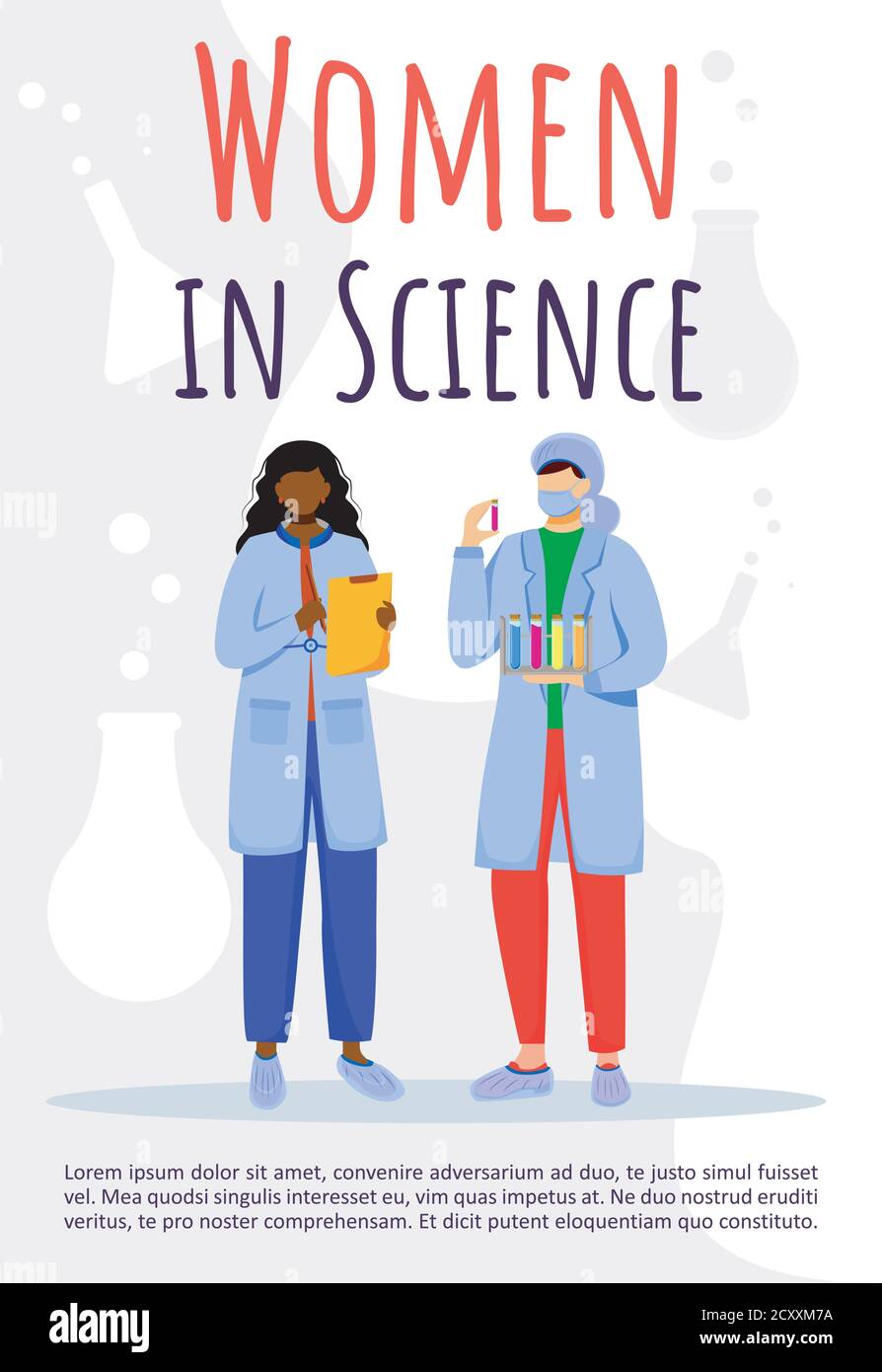 Women in science poster vector template Stock Vector Image & Art - Alamy Women in science poster vector template Stock Vector Image & Art - Alamy