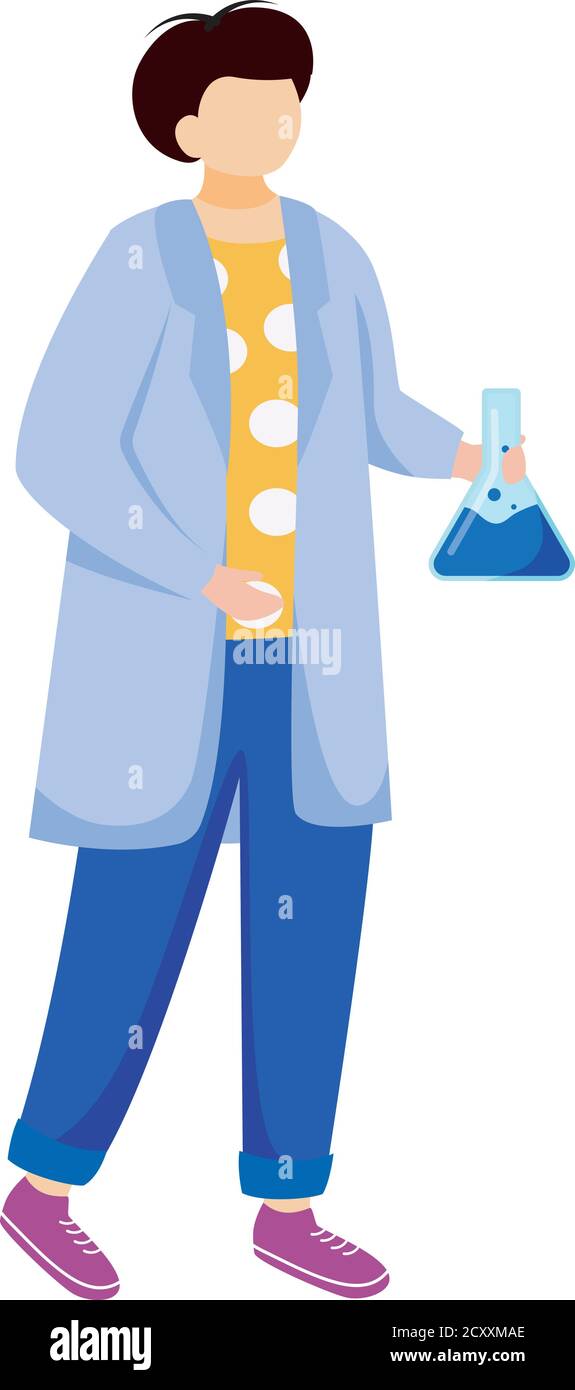 Student in university laboratory Cut Out Stock Images & Pictures - Alamy