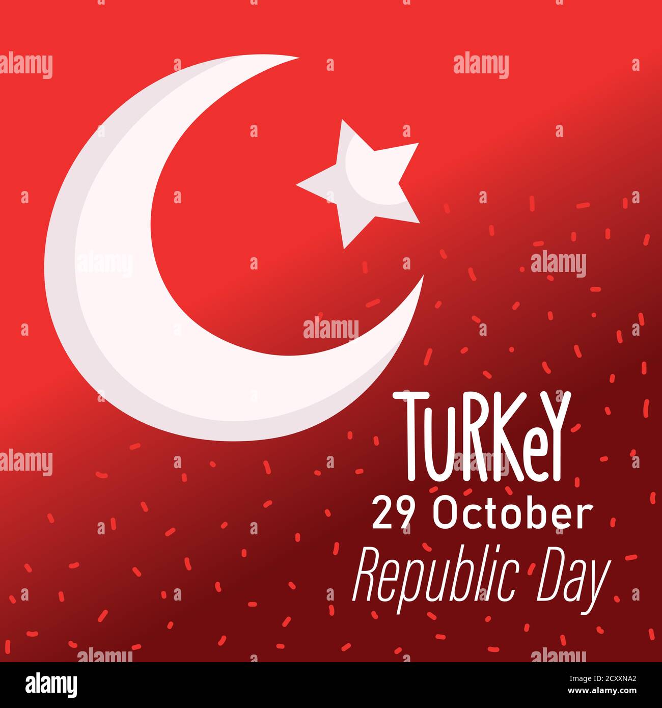 turkey republic day, background flag national symbol vector ...