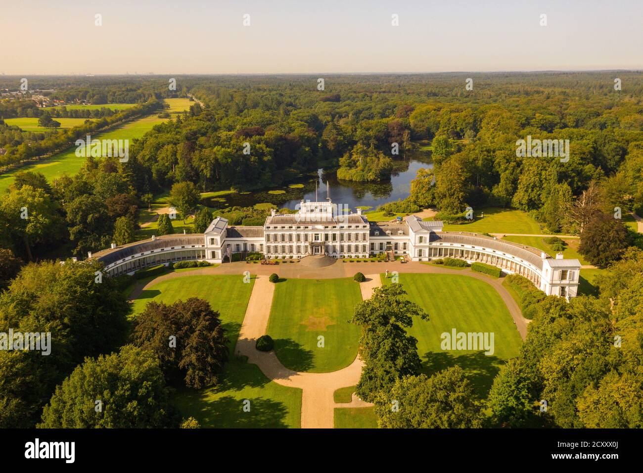Royal Palace Soestdijk The Netherlands from the air Stock Photo - Alamy