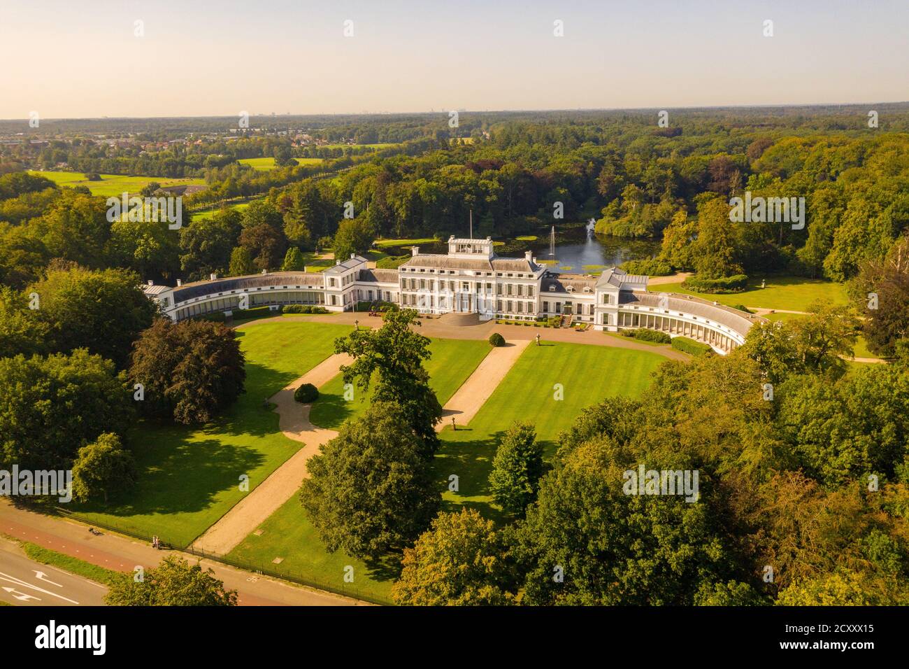 Royal Palace Soestdijk The Netherlands from the air Stock Photo - Alamy