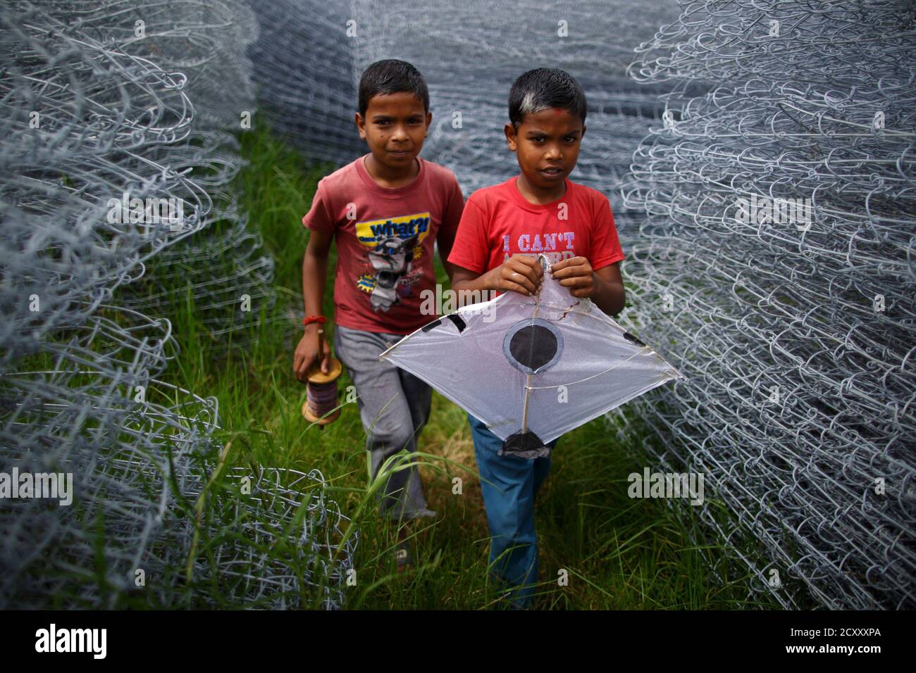 Dashain festival kite hi-res stock photography and images - Alamy