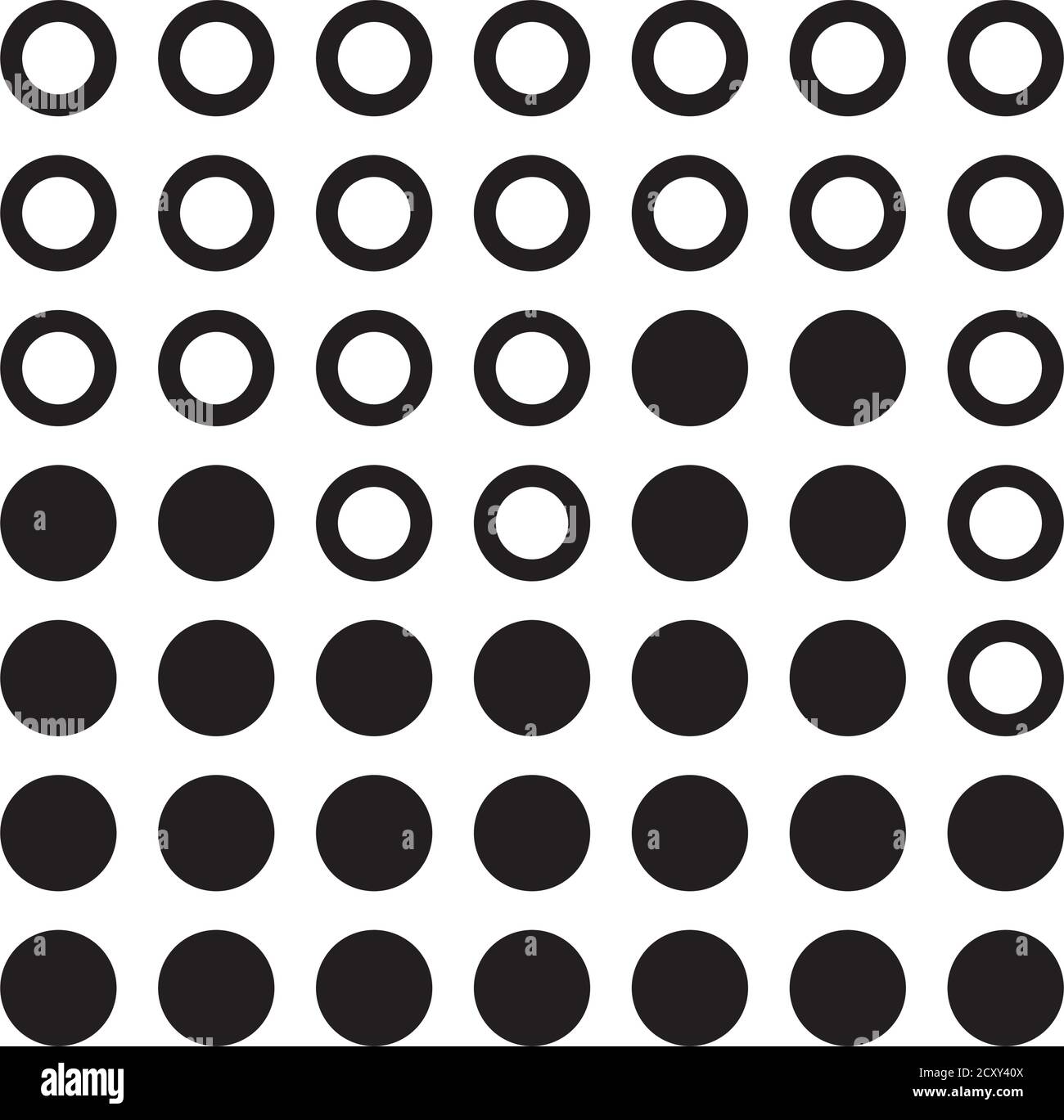 sound wave in dots shape over white background, vector illustration ...