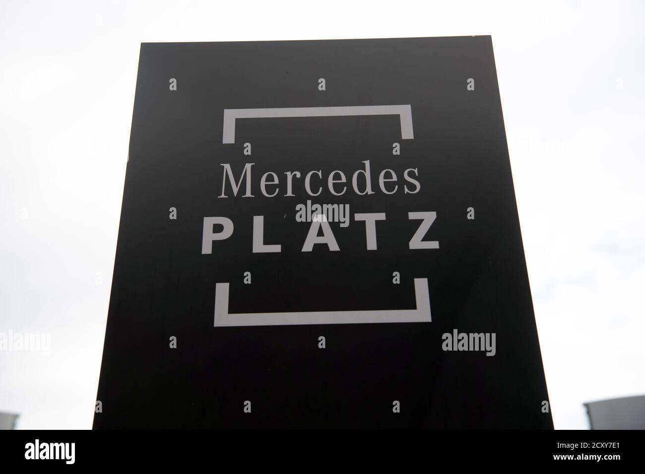 Berlin, Germany. 24th Sep, 2020. "Mercedes Platz" is on the square in ...