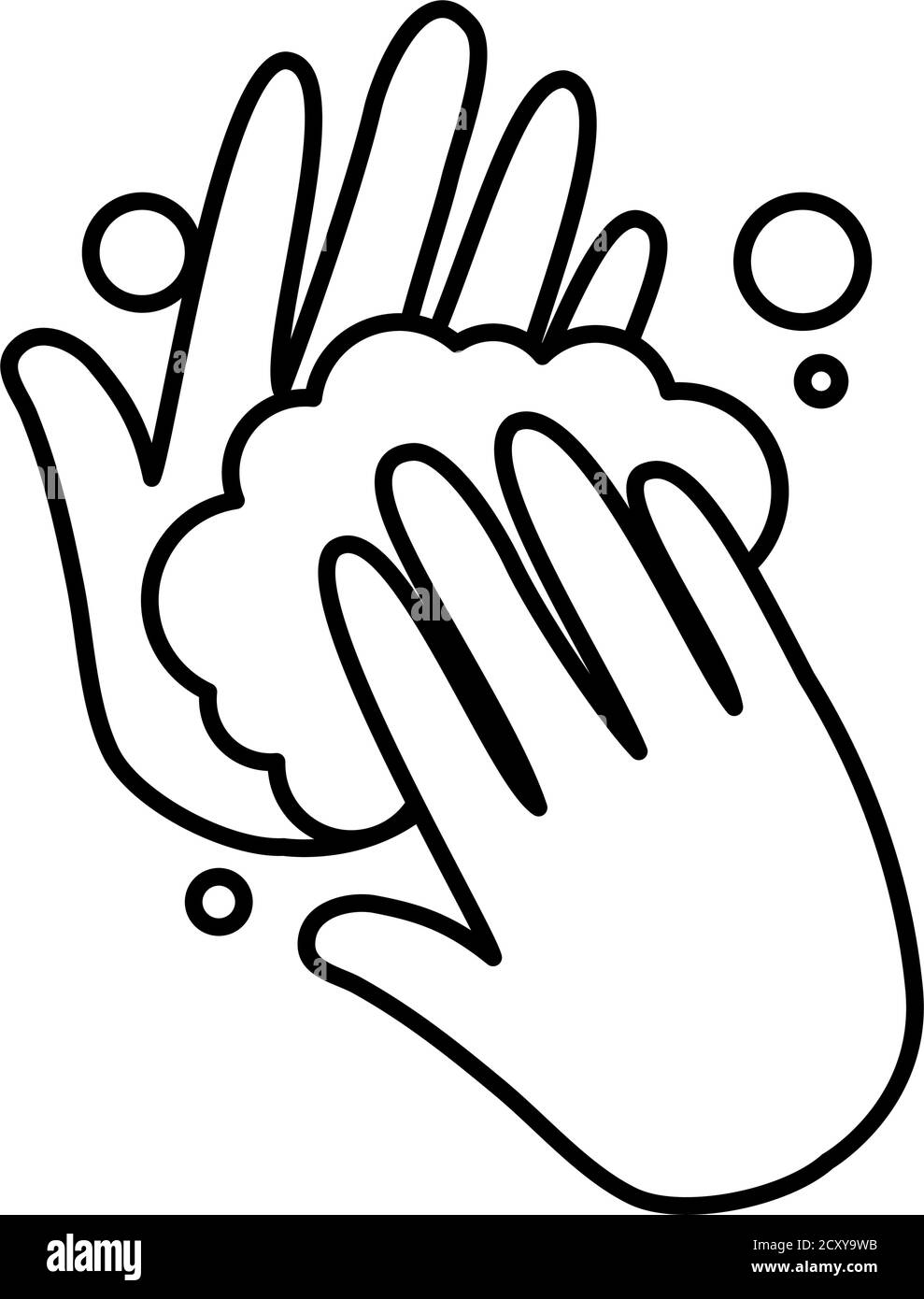 Clapping Hands Coloring Page