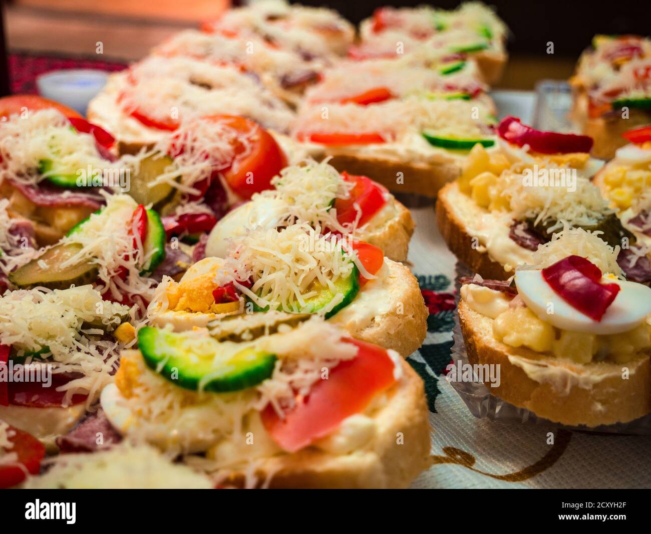 Czech sandwich hi-res stock photography and images - Alamy