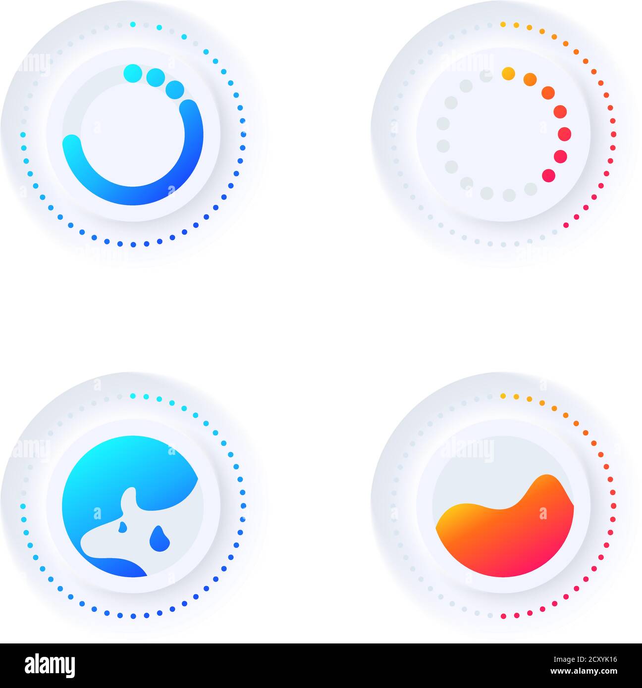 Ui ux loader hi-res stock photography and images - Alamy