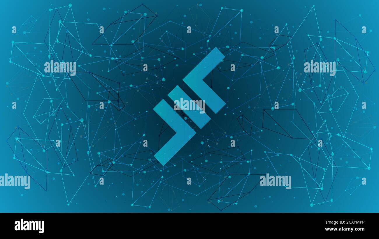 Aave LEND token symbol of the DeFi project cryptocurrency theme on a ...