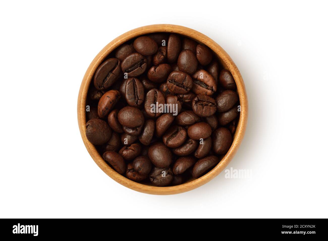 Raw roasted wooden bowl Cut Out Stock Images & Pictures - Alamy