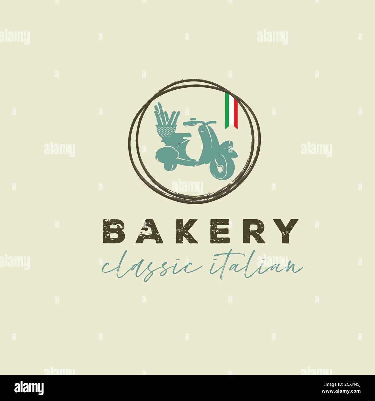 Italian bakery vector logo. Italian bakery emblem Stock Vector Image ...