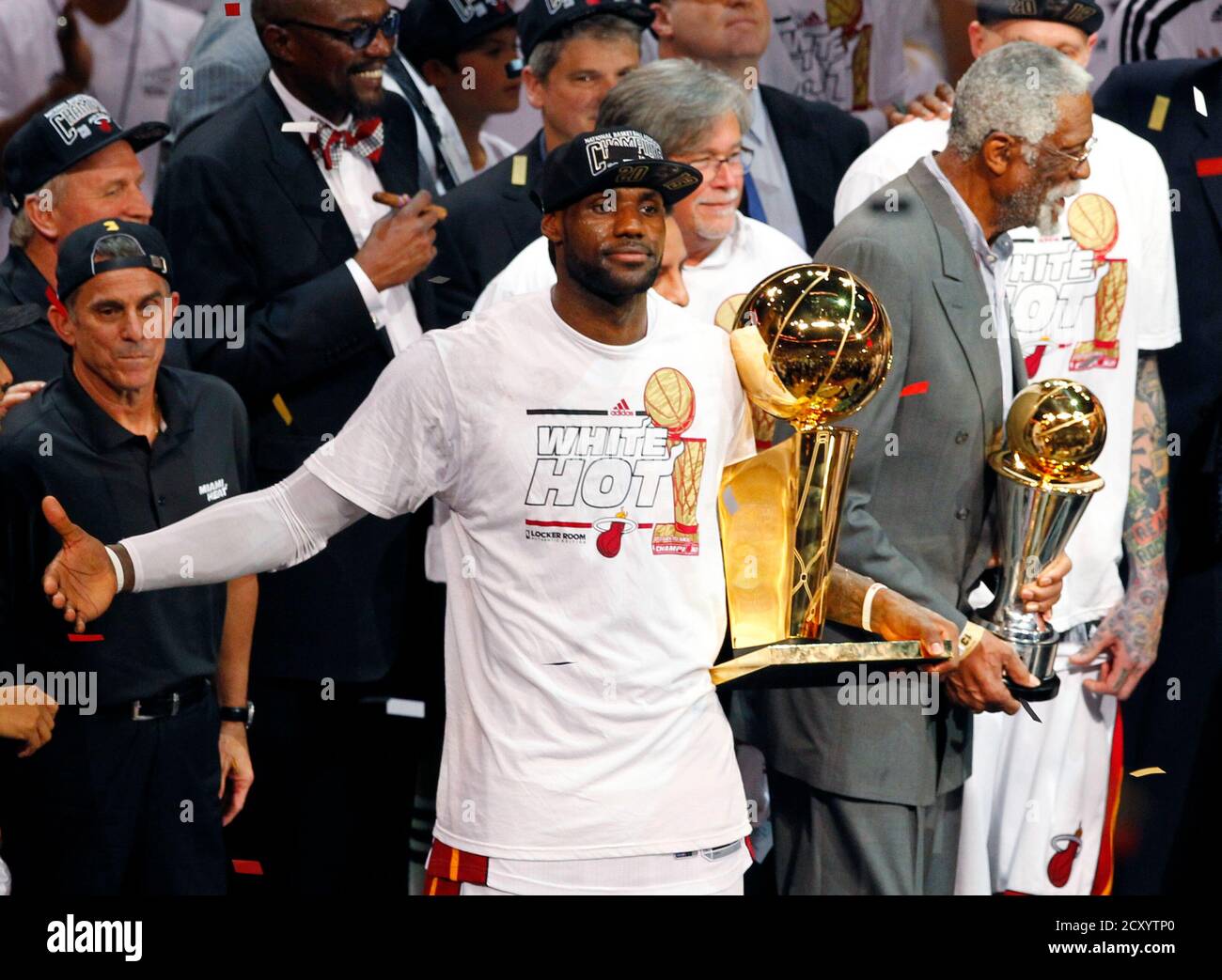 Nba mvp trophy bill russell hi-res stock photography and images - Alamy