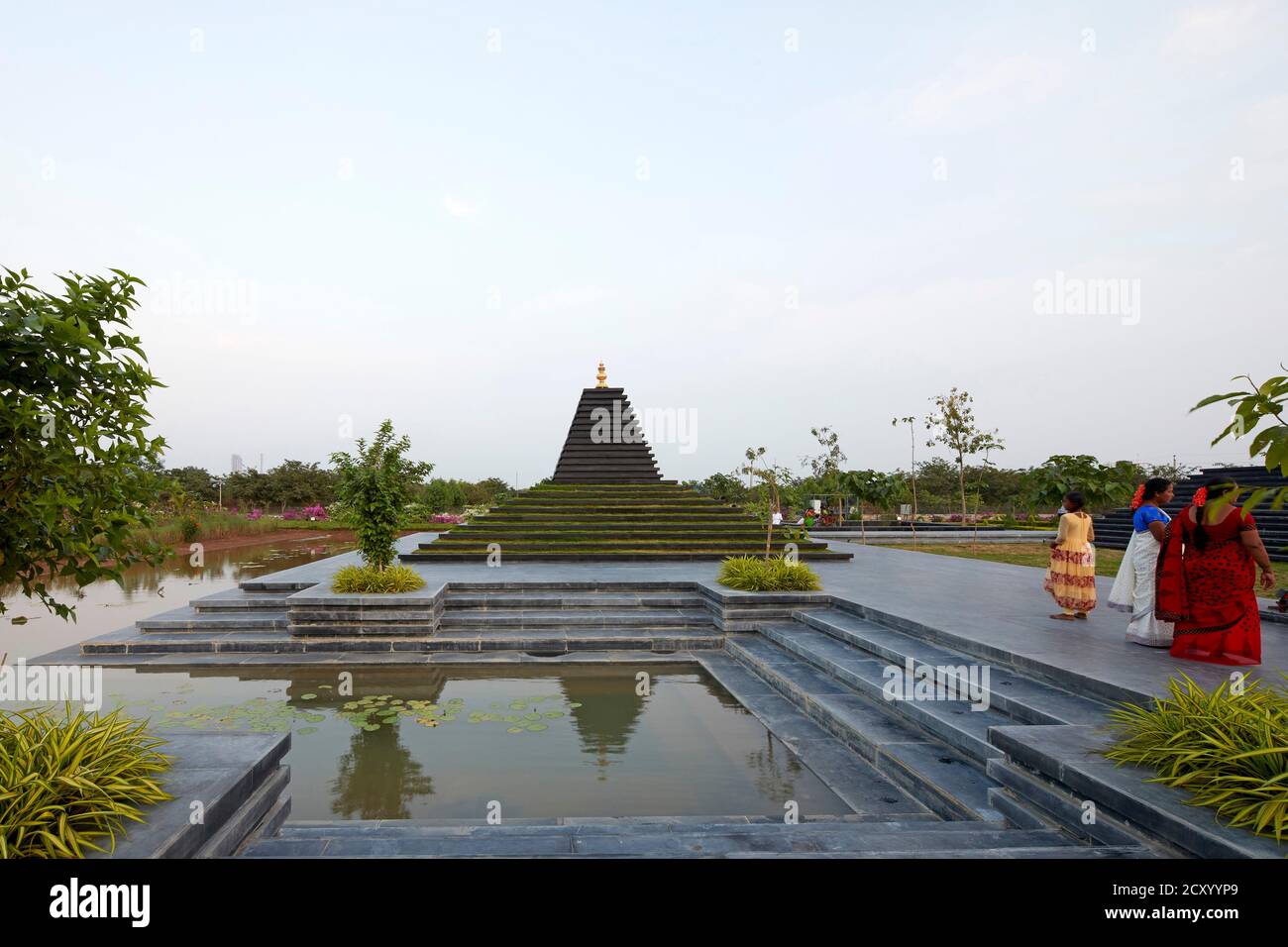 Overall View with local villagers. Balaji Temple, Andhra Pradesh, India ...