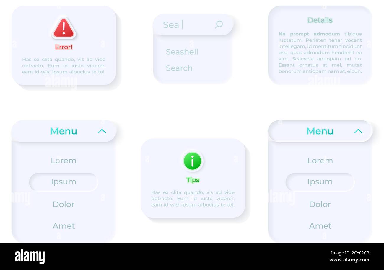 Info panels Cut Out Stock Images & Pictures - Alamy