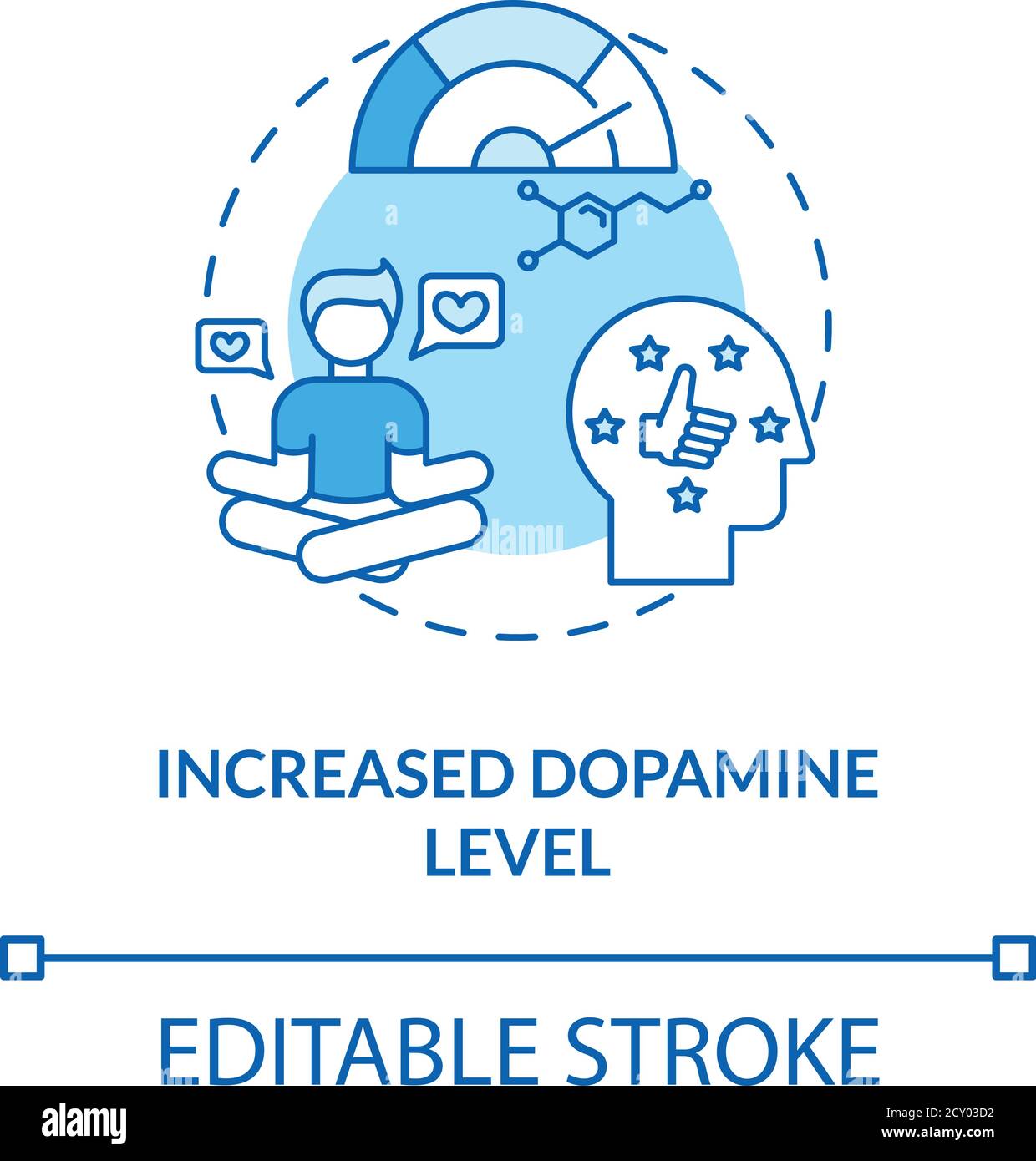 Dopamine detox Stock Vector Images - Alamy
