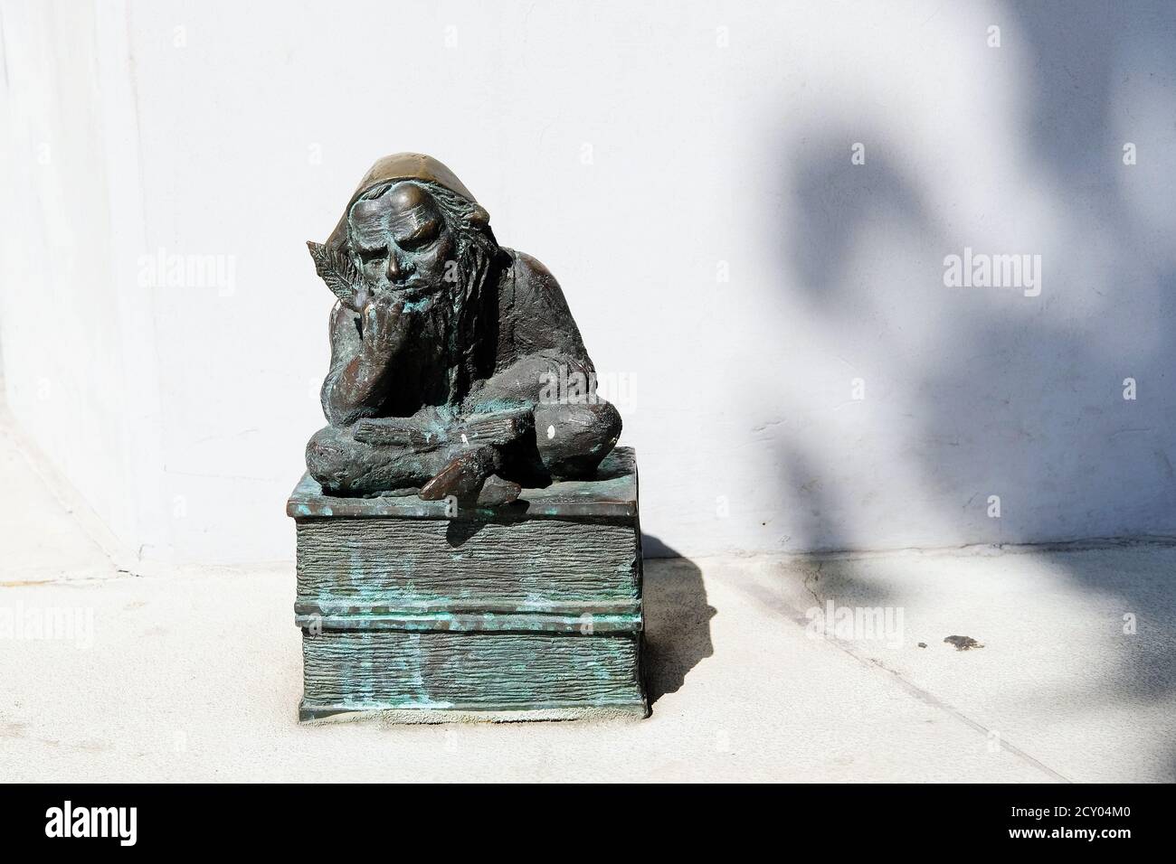 Wroclaw, Poland 05/24/2020 small bronze statue of a dwarf. One of the ...