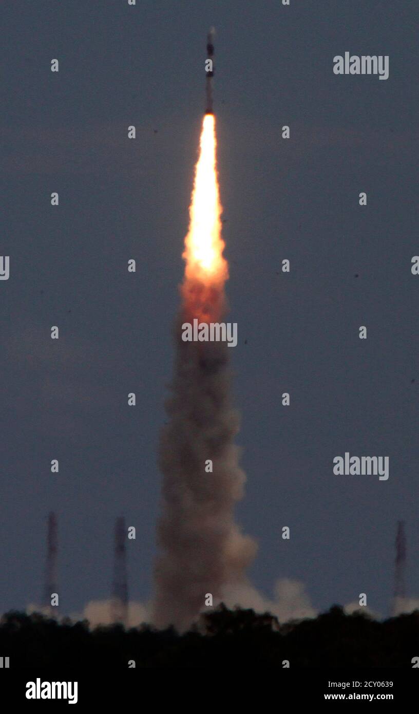Indian satellite launch vehicle hi-res stock photography and images - Alamy