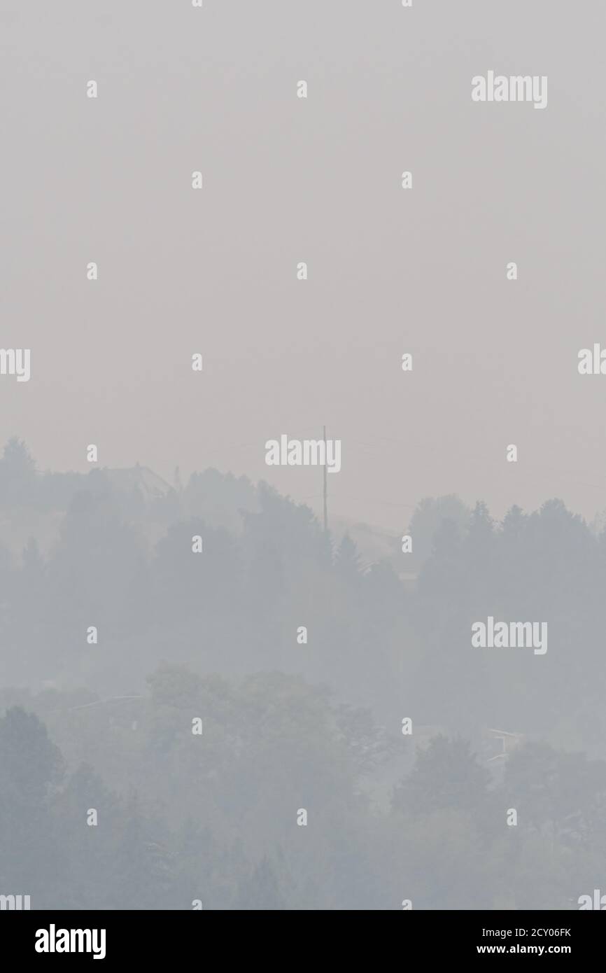 A Smokey Day in Pullman, WA, 2020 Stock Photo - Alamy