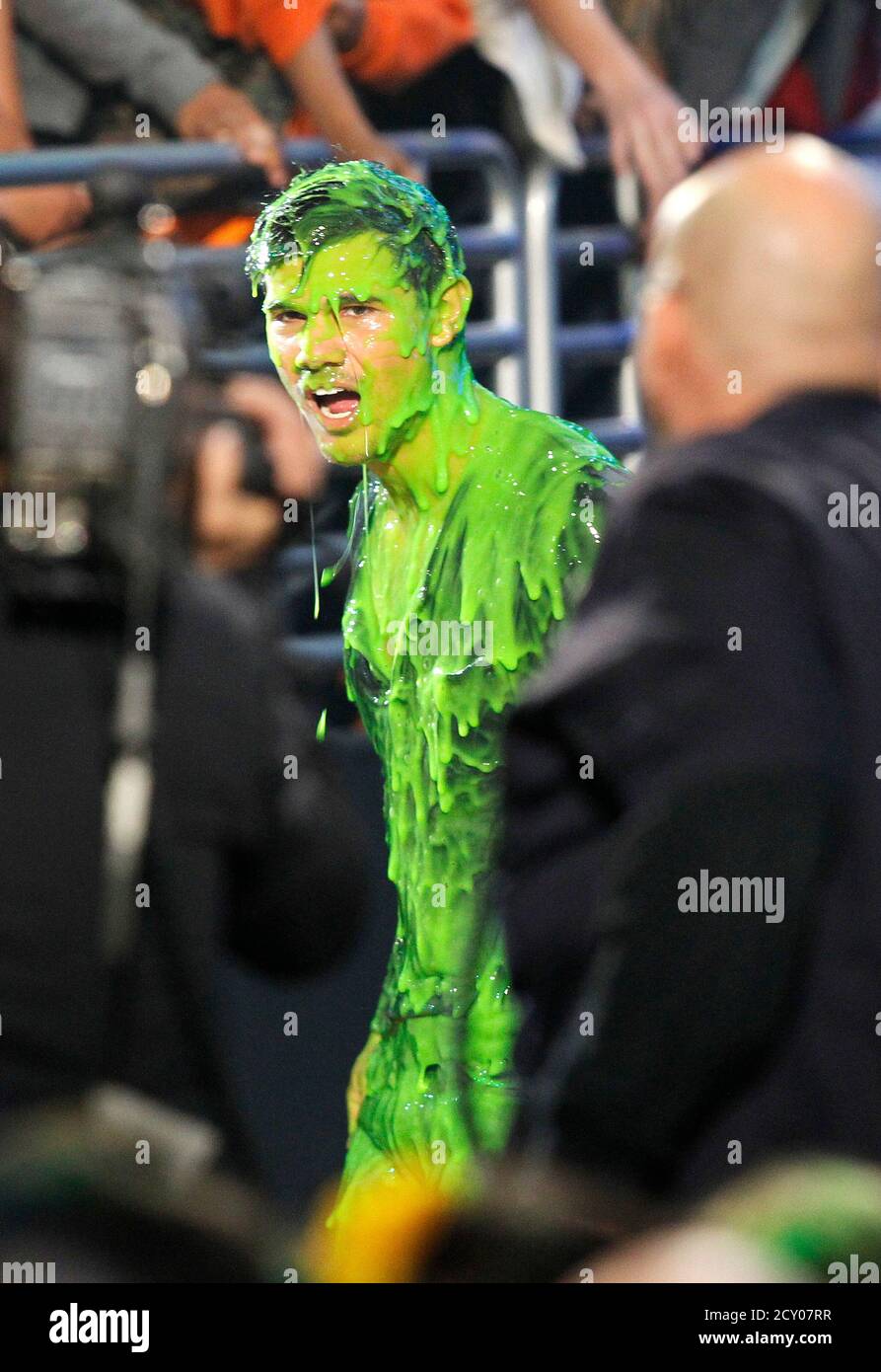Getting slimed hi-res stock photography and images - Alamy