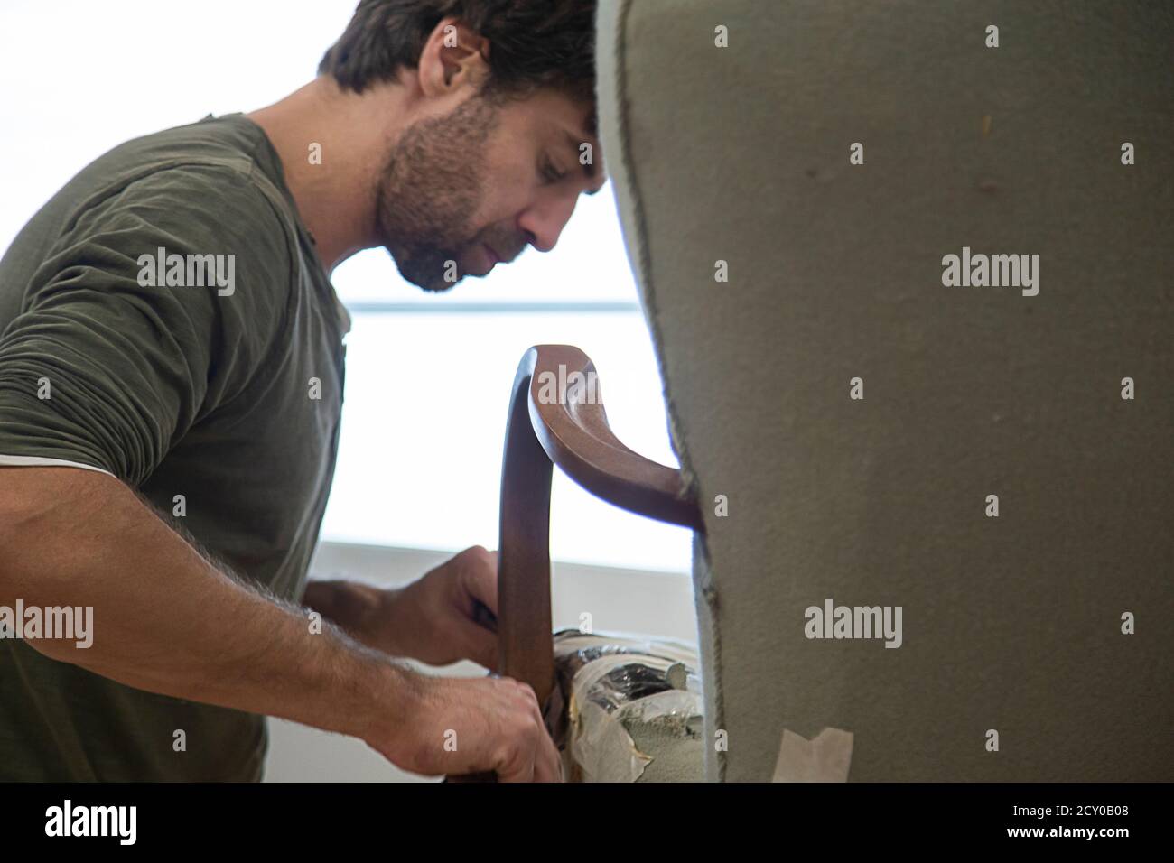 Old polish man profile hi-res stock photography and images - Alamy