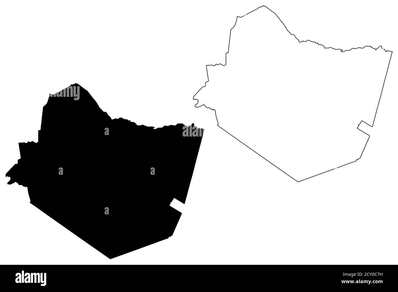 Taita–Taveta County (Republic of Kenya, Coast Province) map vector ...