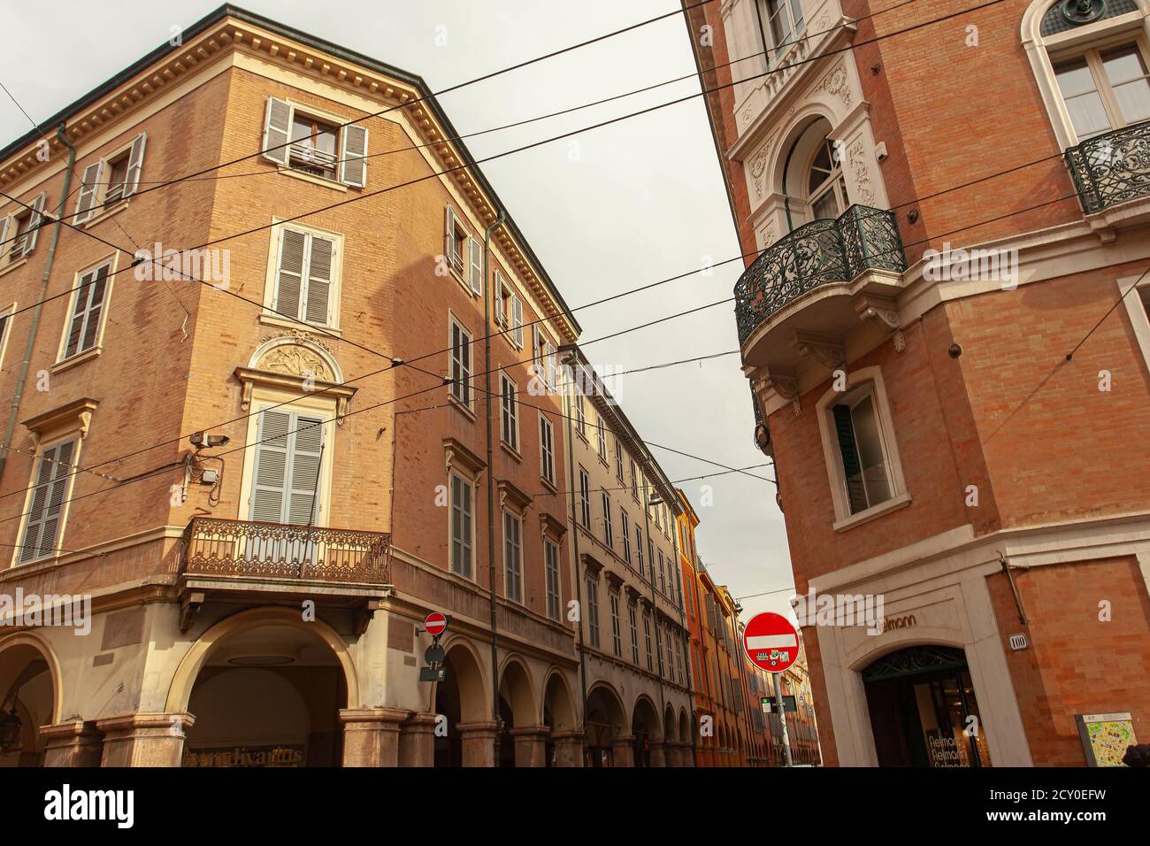 View of Via Emilia Centro in Modena, Italy 7 Stock Photo - Alamy