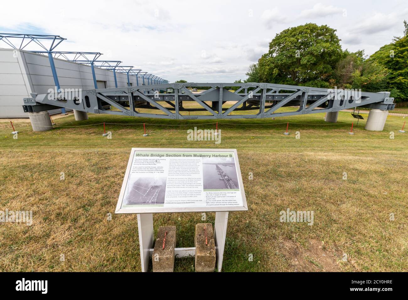 Whale bridge section from Mulberry Harbour at Imperial War Museum ...