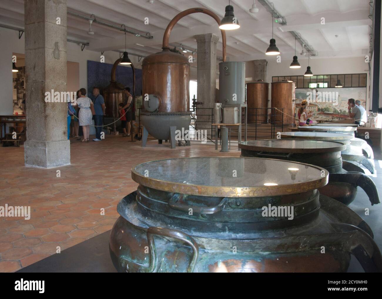 At the Fragonard Perfume Museum the equipment that used to distill ...