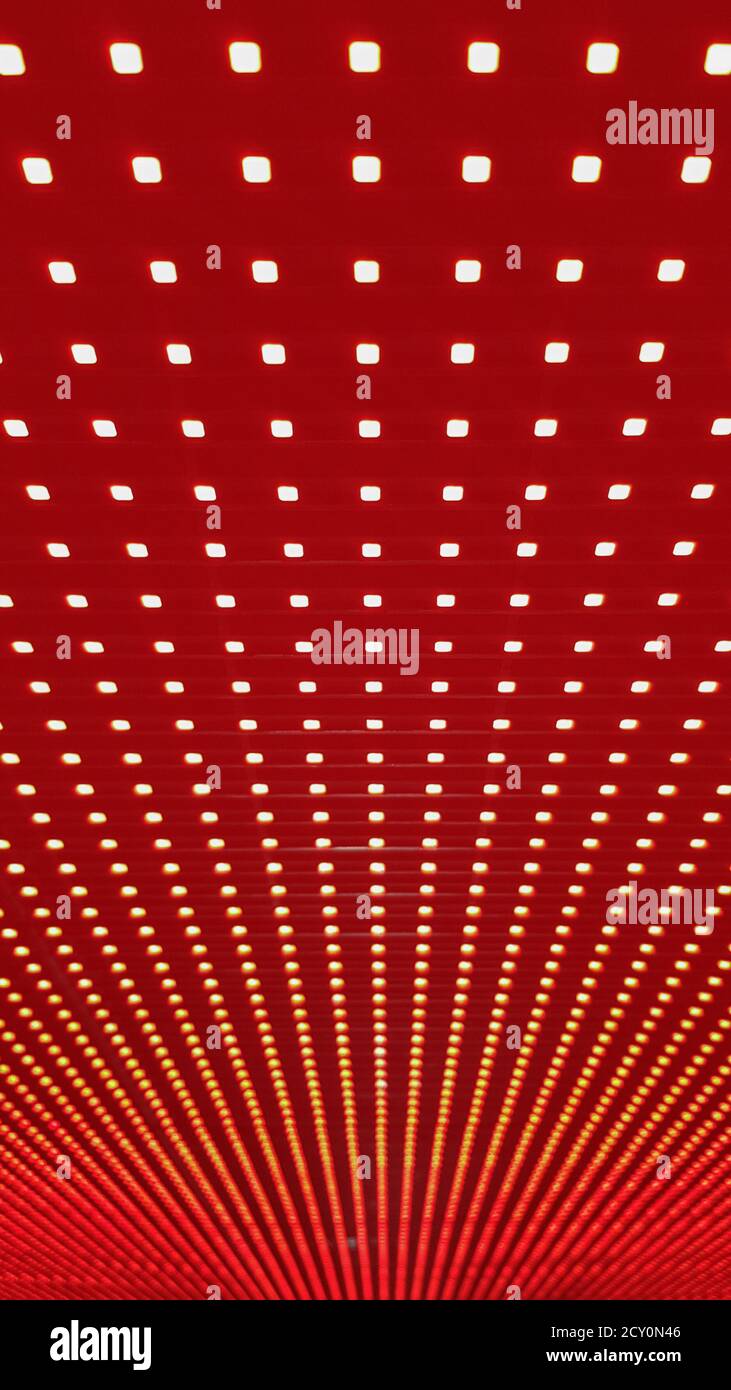 RGB LED screen panel texture. Close-up of a pixel LED screen with bokeh ...