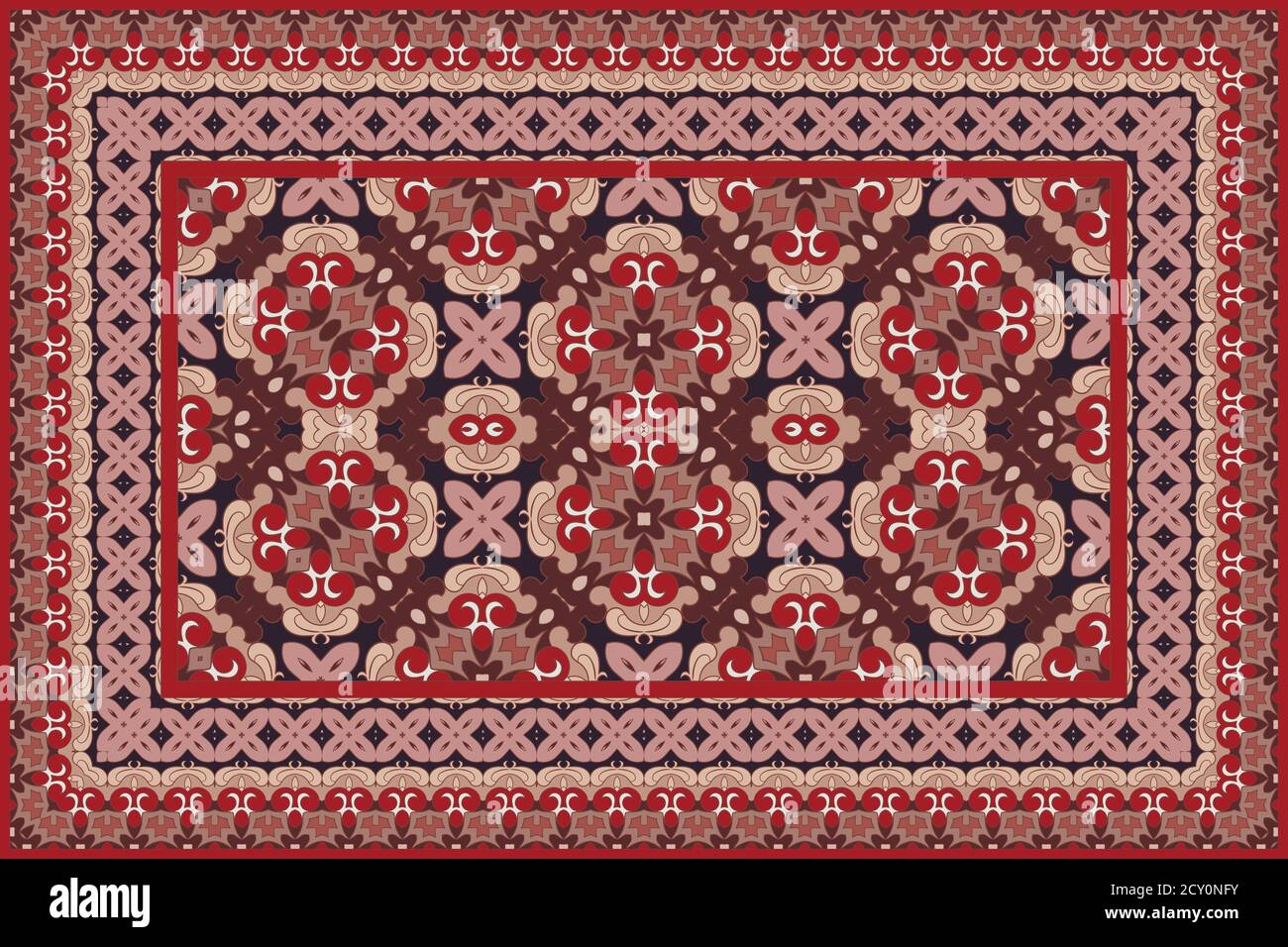 Kilim mat Stock Vector Images - Alamy