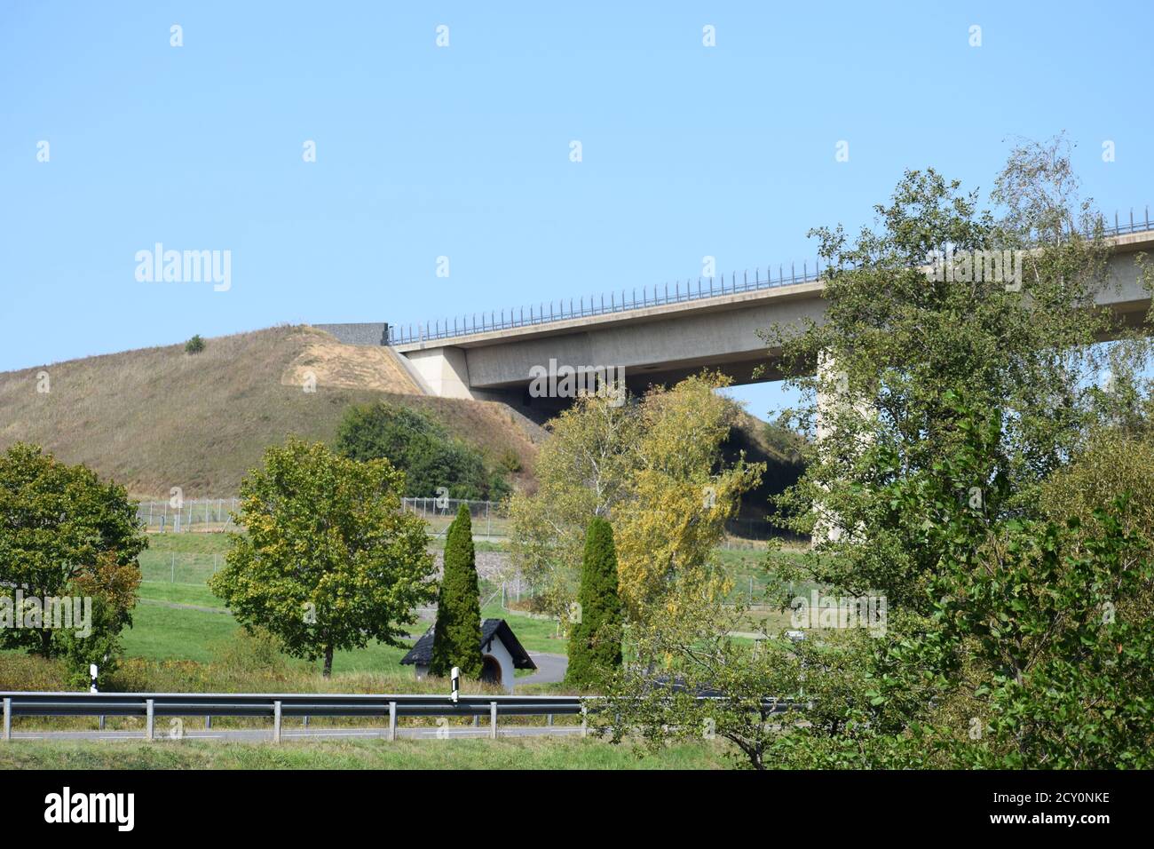 Autobahn bridge in the Eifel Stock Photo - Alamy