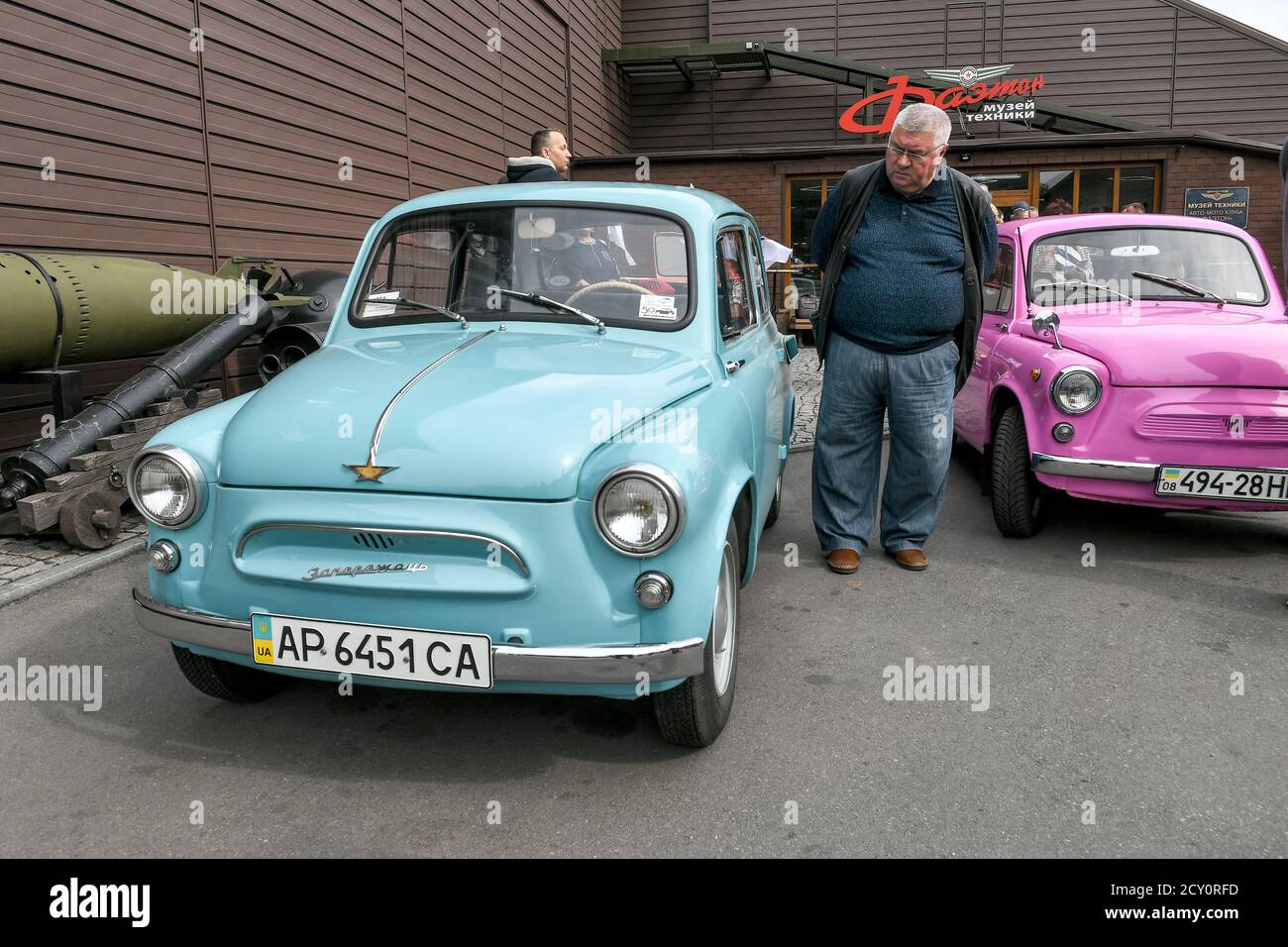 Non Exclusive: ZAPORIZHZHIA, UKRAINE - OCTOBER 1, 2020 - A man looks at ...