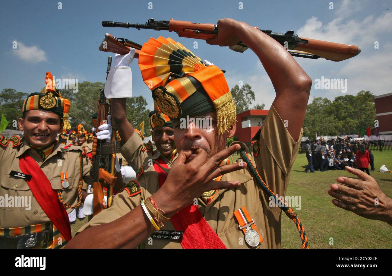 Indo tibetan border police itbp hi-res stock photography and images - Alamy