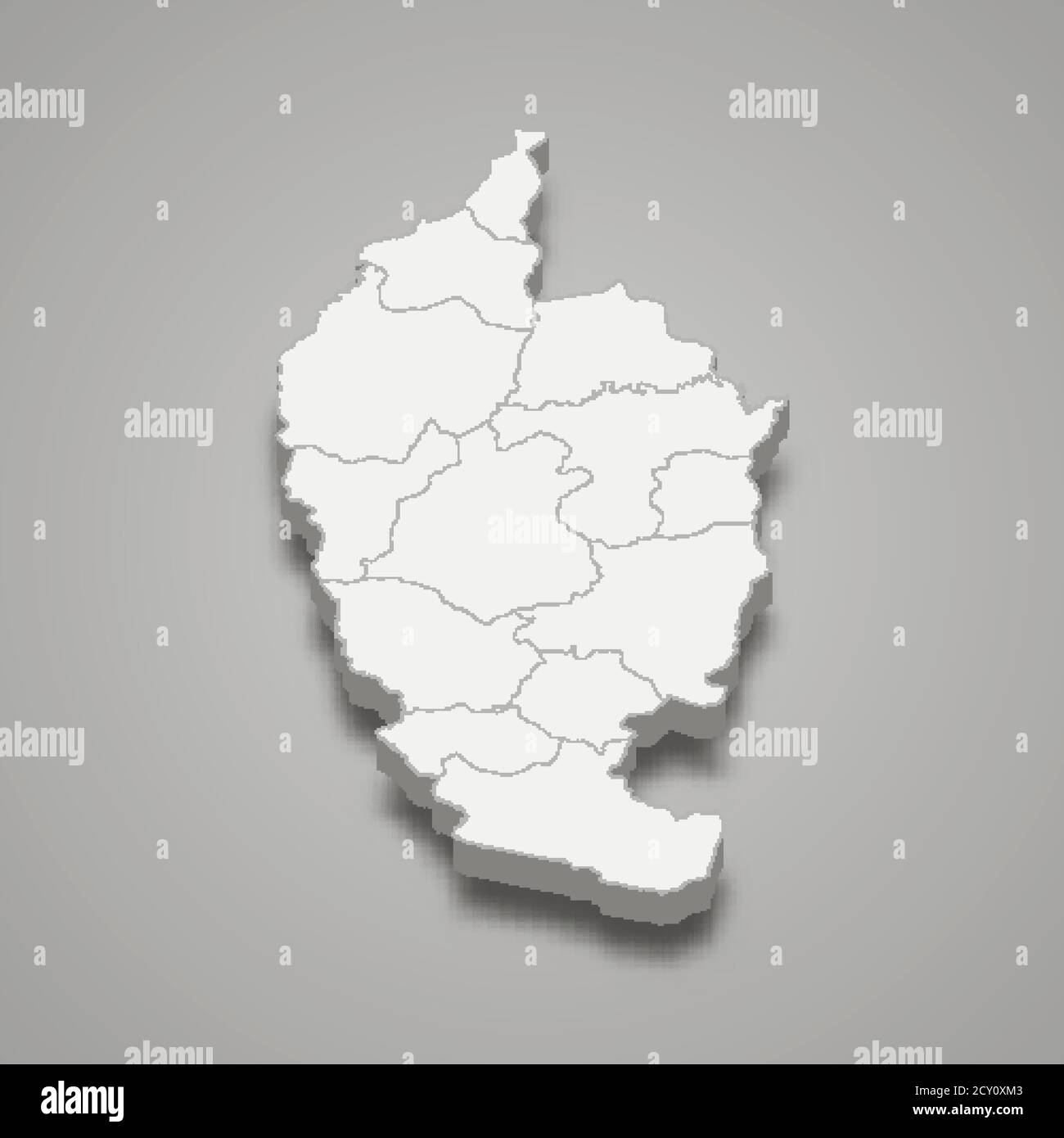 Maha sarakham province map hi-res stock photography and images - Alamy