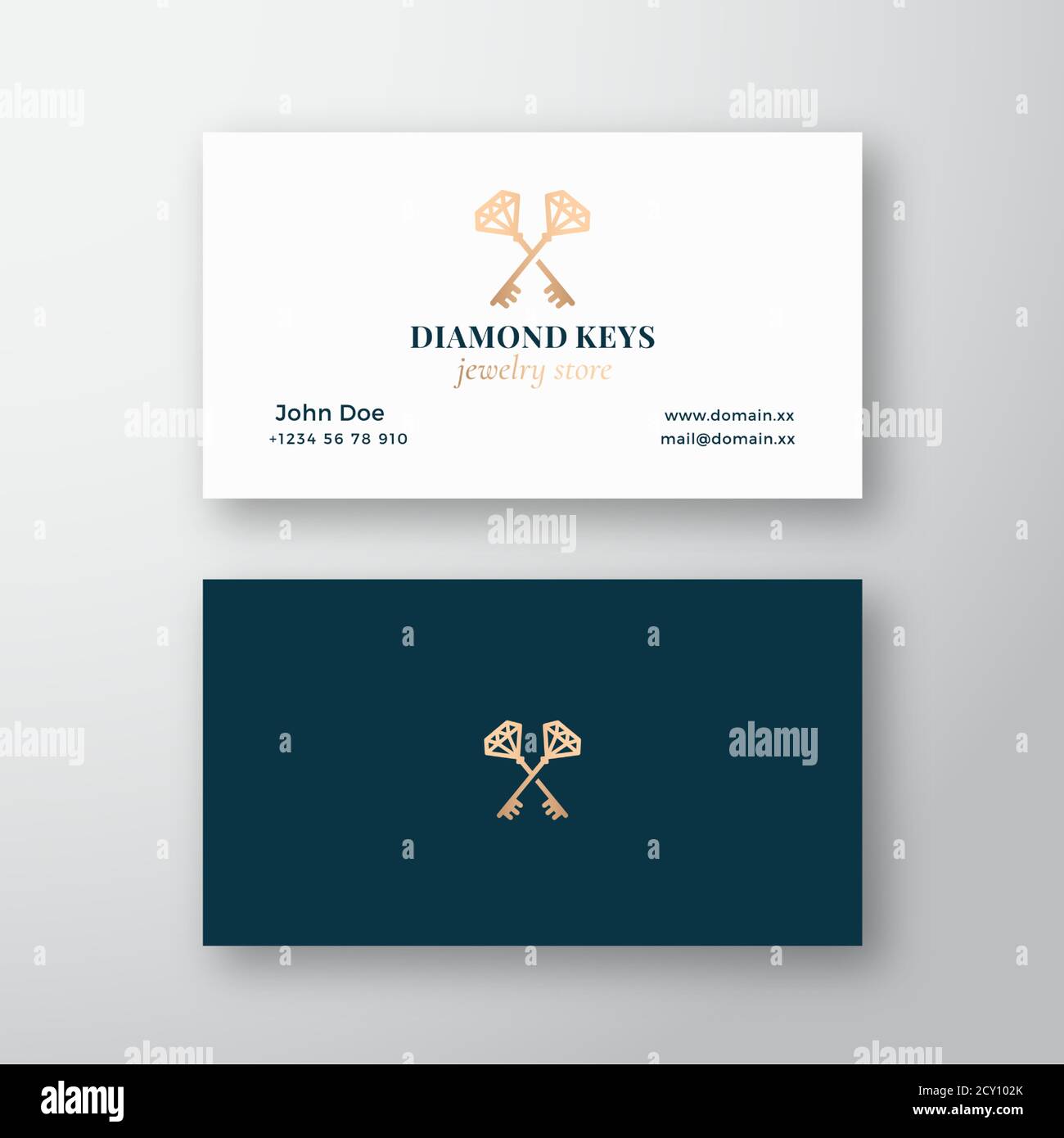 Diamond Keys Jewelry Store. Abstract Vector Sign, Symbol or Logo Logo ...