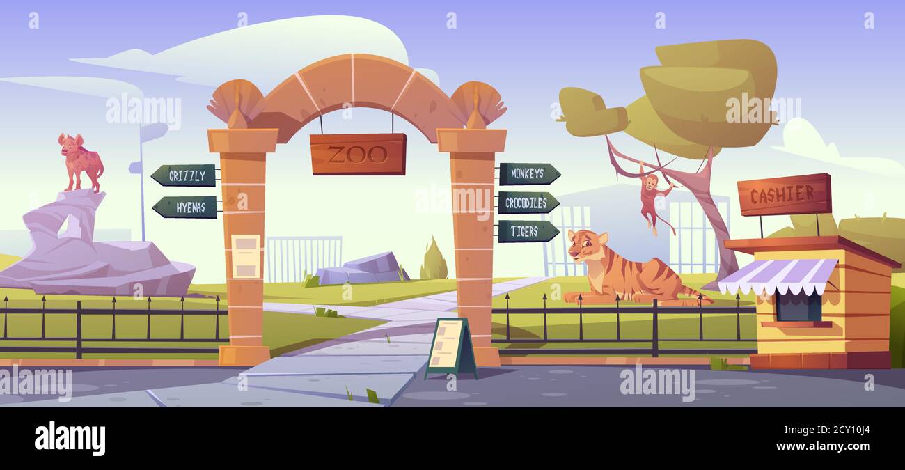 Animated Zoo Entrance