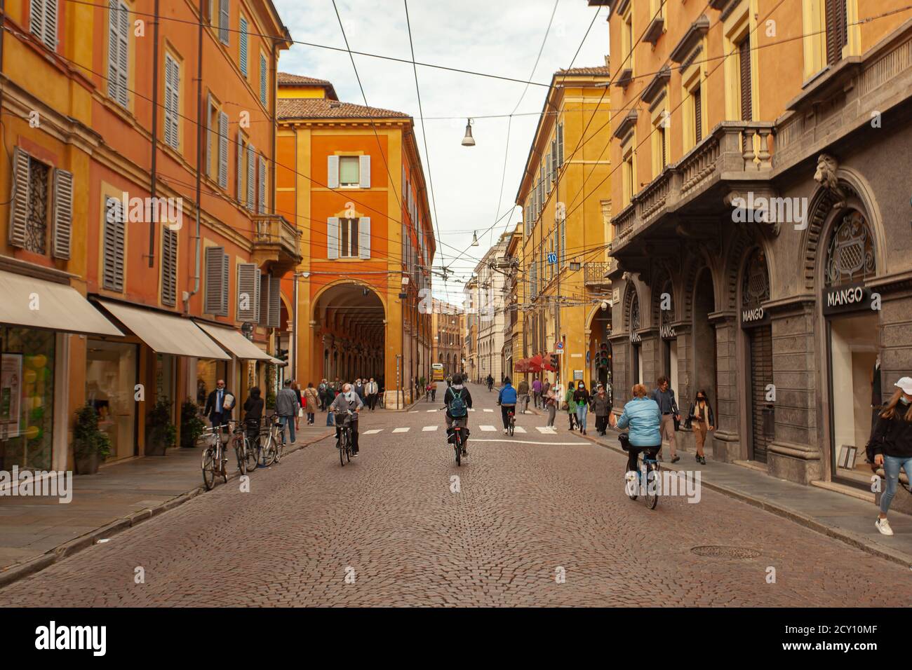 View of Via Emilia Centro in Modena, Italy 11 Stock Photo - Alamy