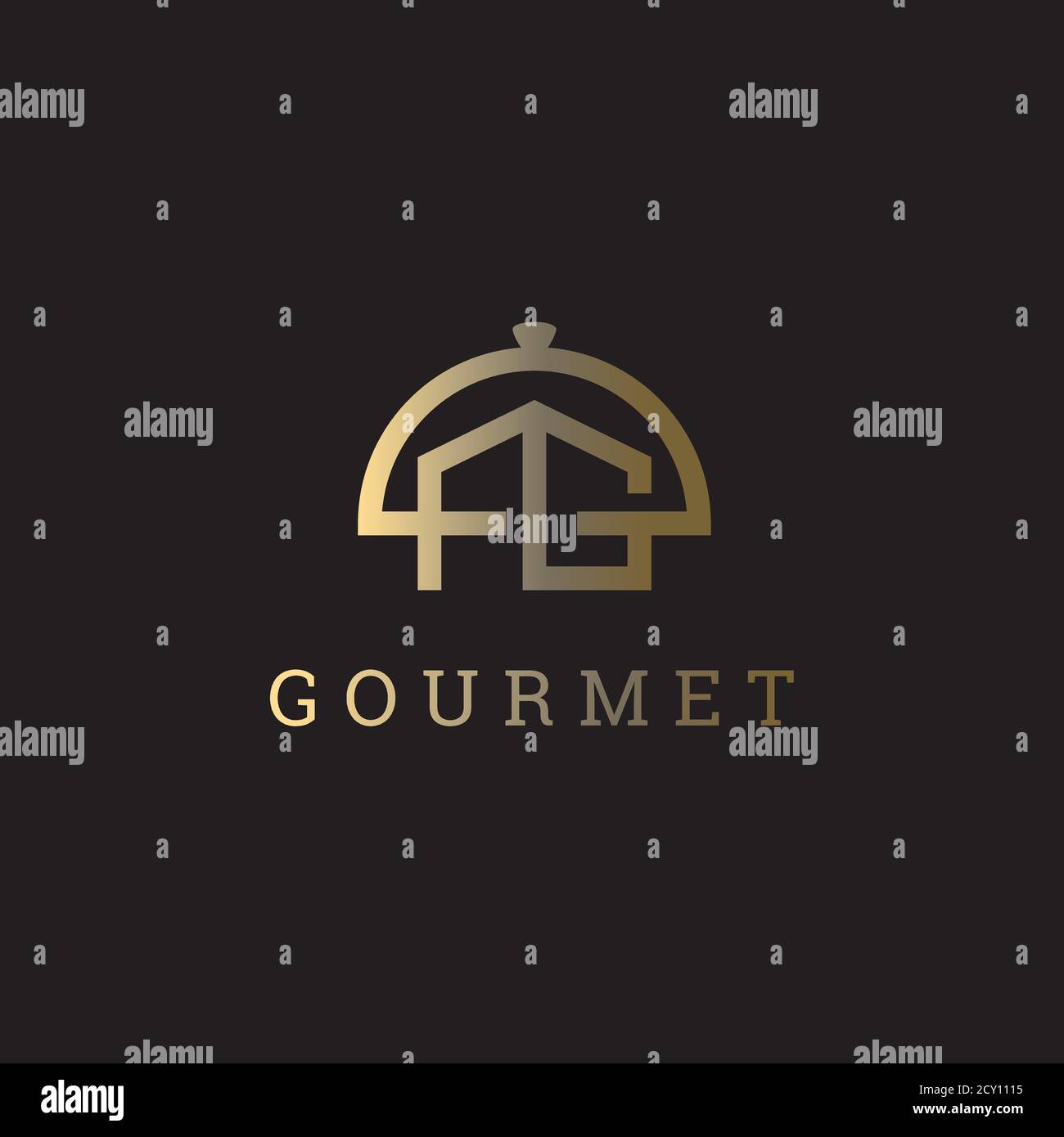 Gourmet vector illustration. Gourmet icon. Gourmet illustration Stock ...