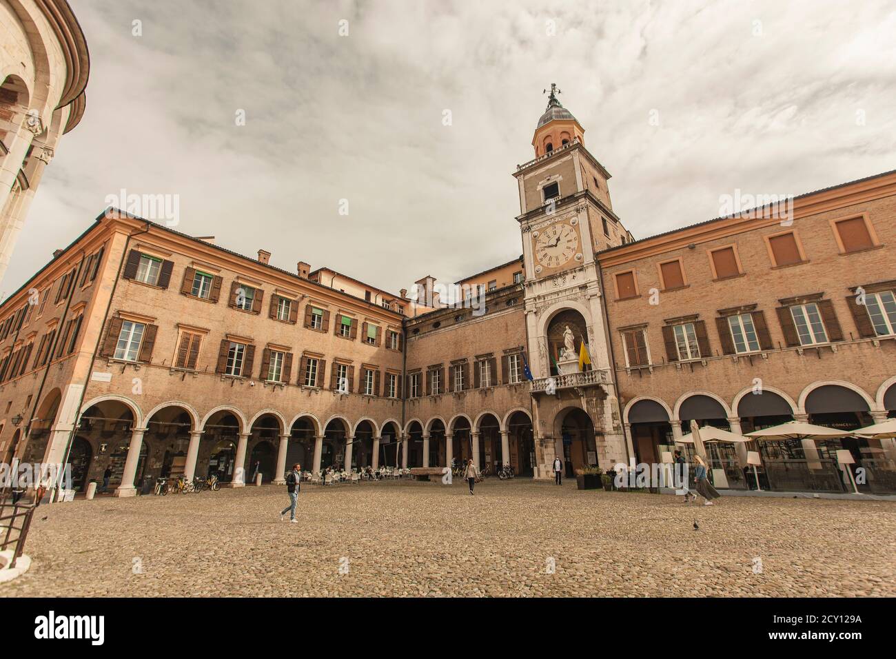 Piazza Grande in Modena in Italy 6 Stock Photo - Alamy