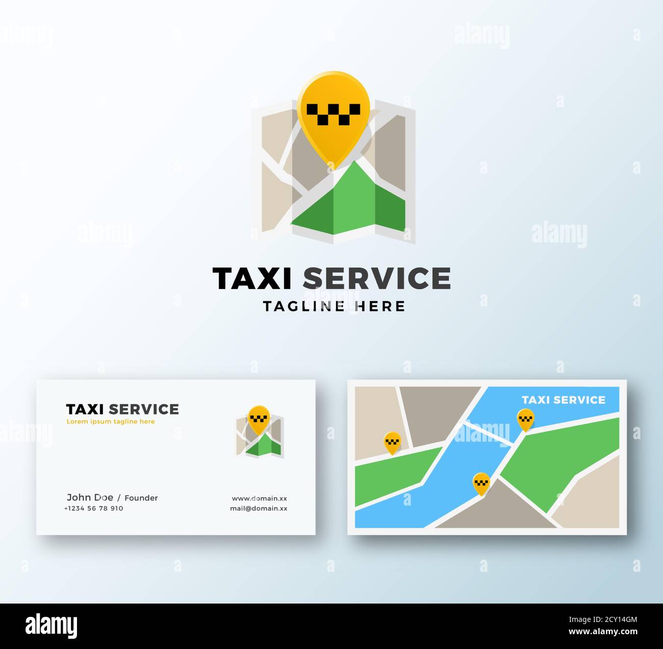 Paper pin business logo Stock Vector Images - Alamy