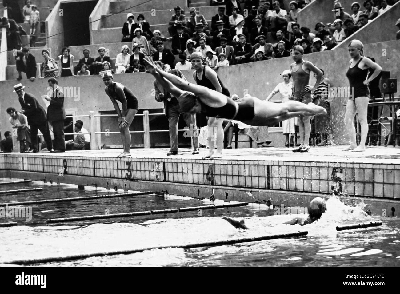 1930s Swimming Pool High Resolution Stock Photography and Images - Alamy